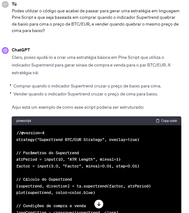 Trading com ChatGPT - Rankia